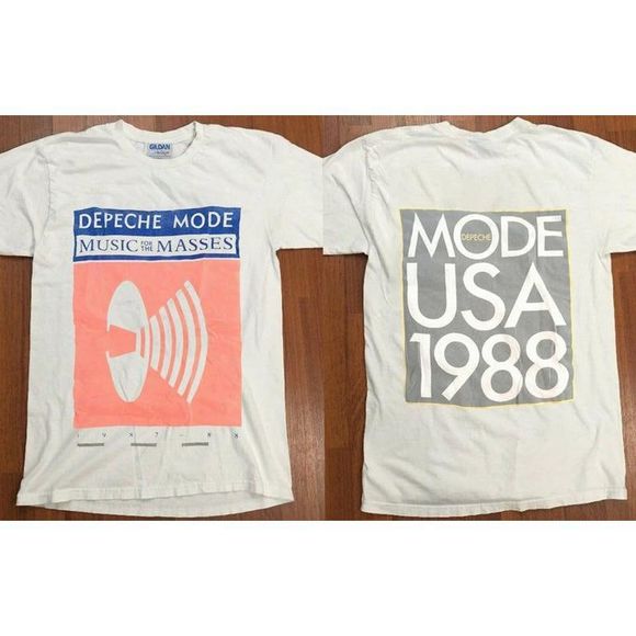 Tops | Depeche Mode Music For The Masses Tour 198788 Tshirt Dm Band ...